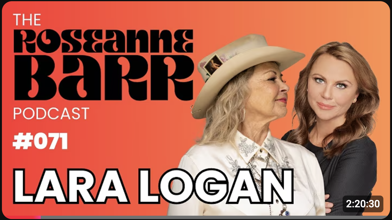 Lara Logan is Fearless | The Roseanne Barr Podcast #71 - Lara Logan TV